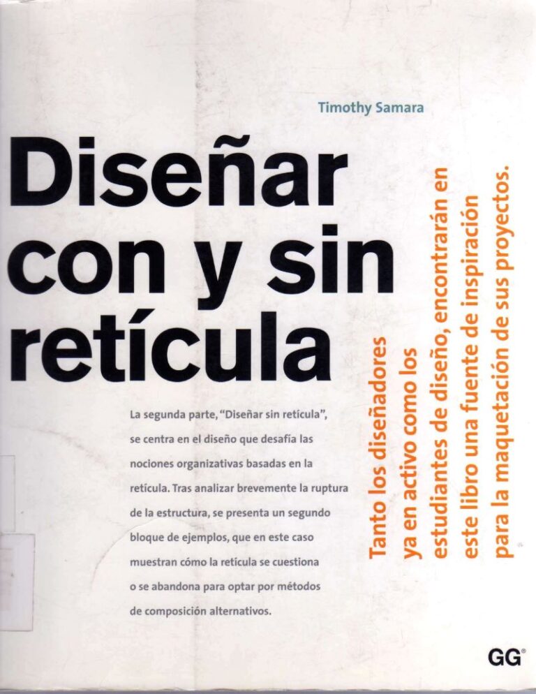 (PDF) Diseñar Con Y Sin Retícula - Timothy Samara - 1ra Edición